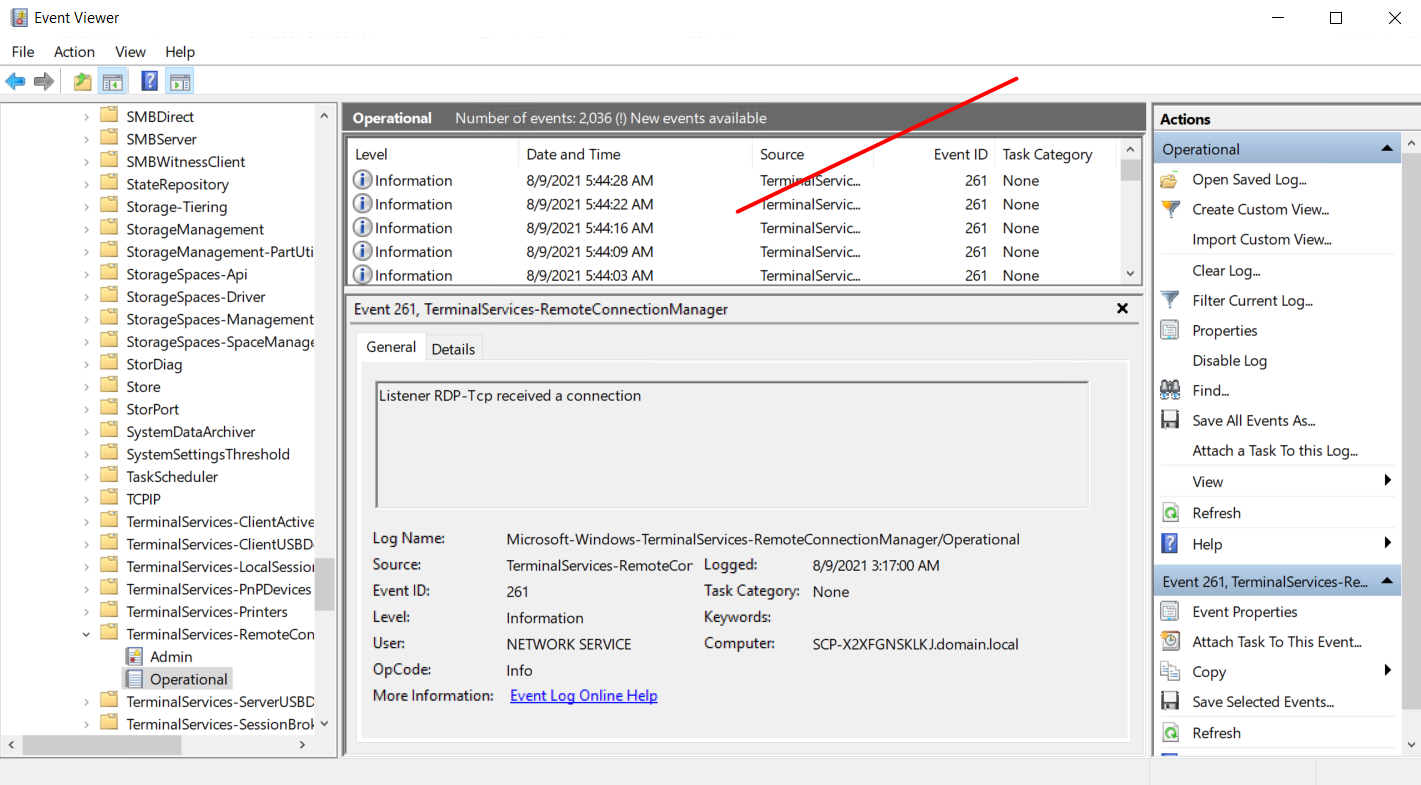 How To Find Remote Desktop Connection Log In Windows Server Greencloud Documentation