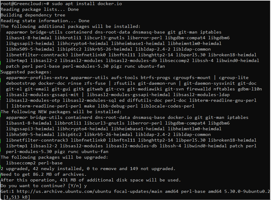How To Install Docker On Ubuntu 2004 Greencloud Documentation