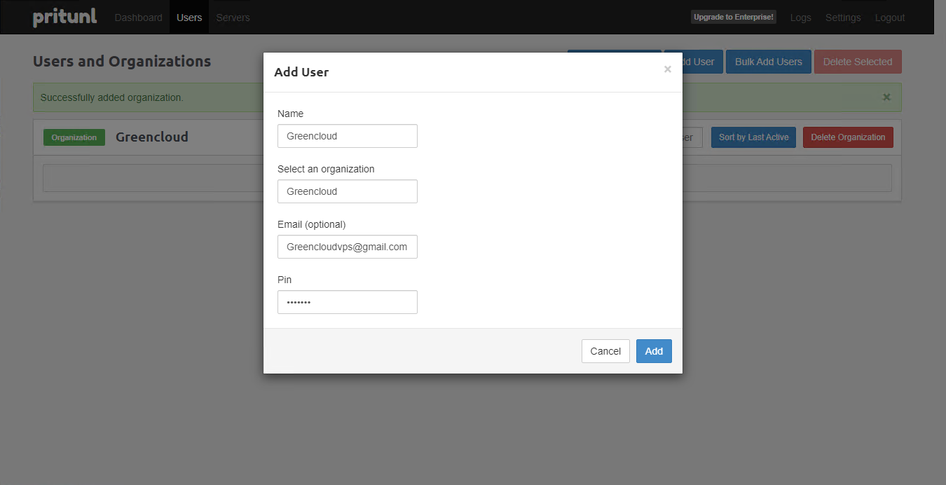 How To Install Pritunl Vpn Server On Ubuntu 2004 Greencloud Documentation 