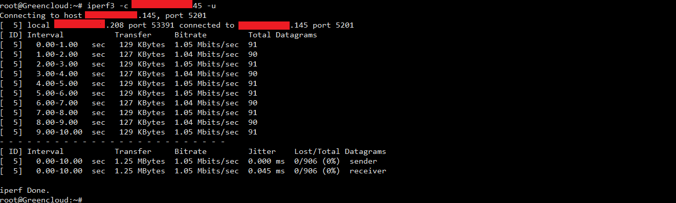 How To Use Iperf To Test Network Speed And Bandwidth On Linux Greencloud Documentation