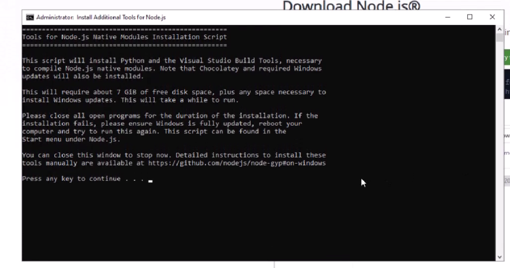 How to Install Node.js on Windows Server 2022 - GreenCloud Documentation